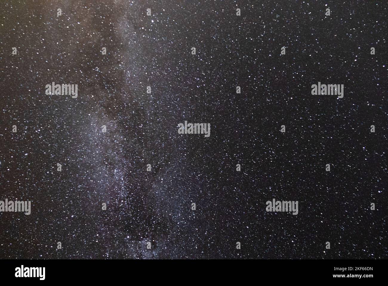 The galactic cloud of the Milky Way stretching across the sky and the ...