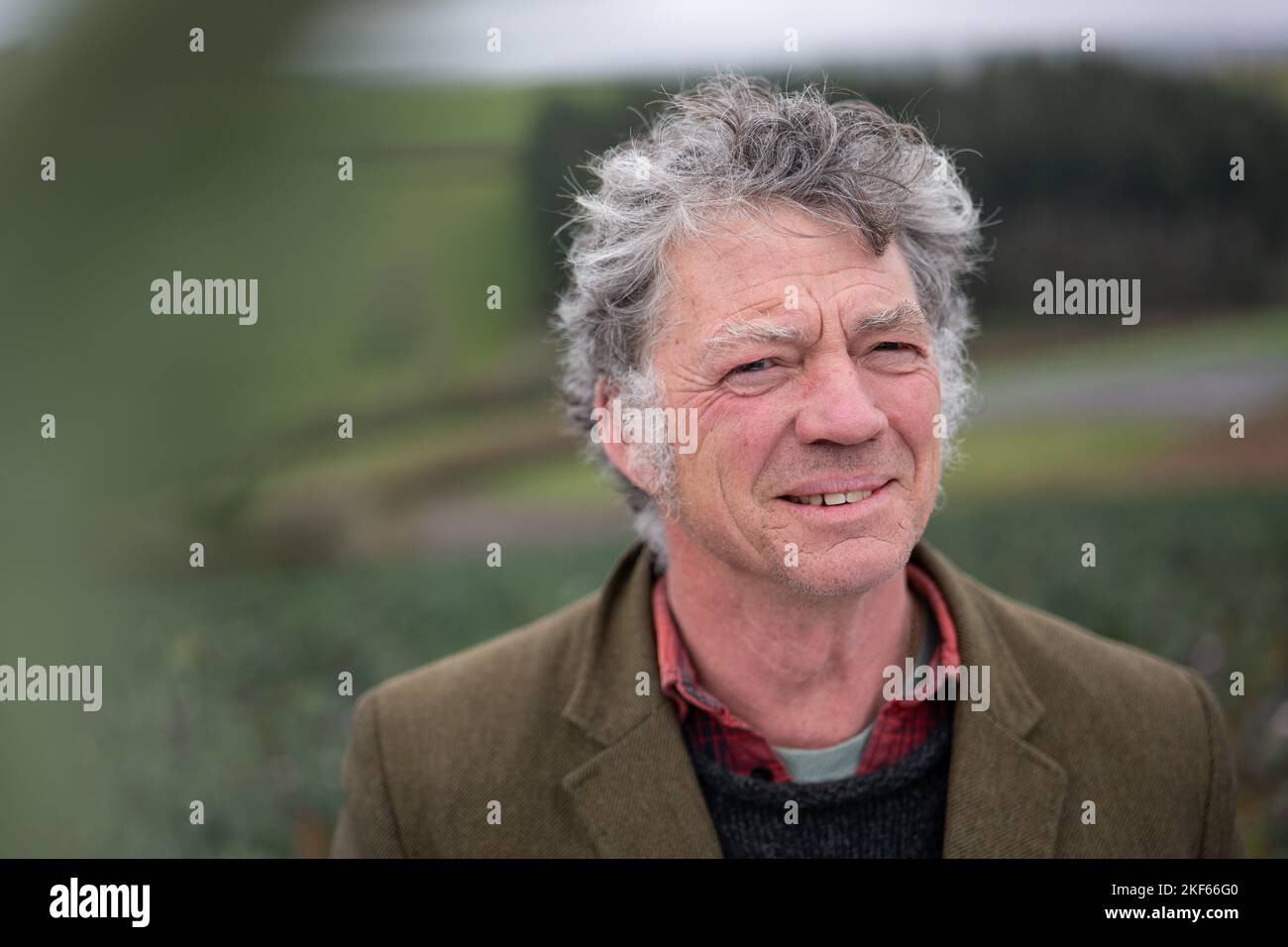 Organic farmer Guy Singh-Watson, pictured on Riverford Organic Farm ...