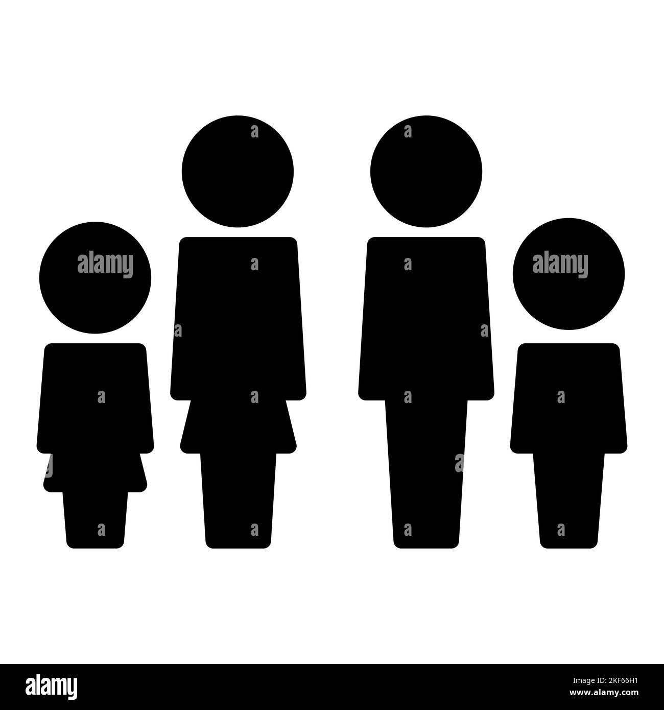 People icon. Family Icon in trendy flat style isolated on white ...