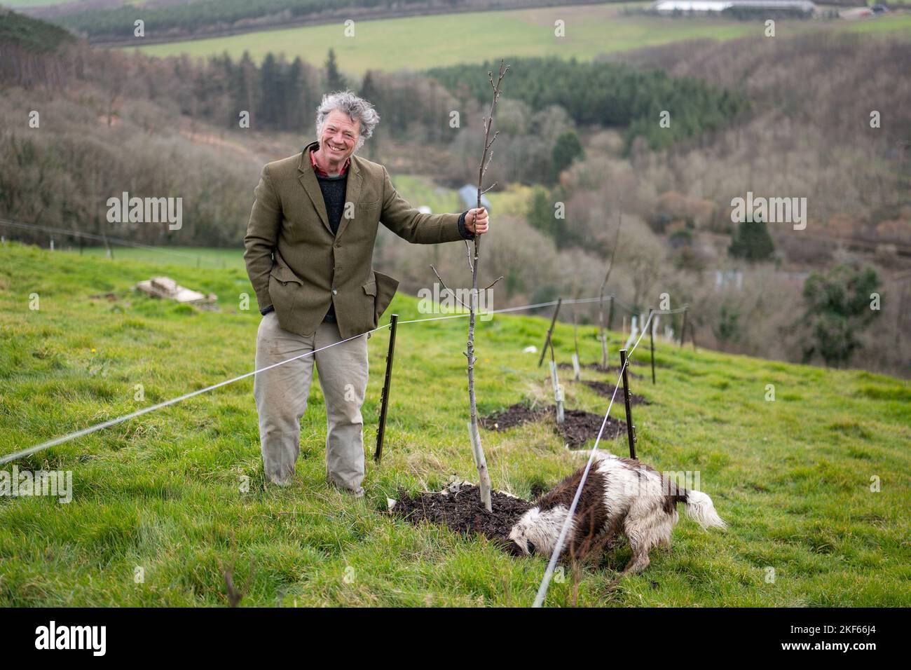 Organic farmer Guy Singh-Watson, pictured on Riverford Organic Farm ...