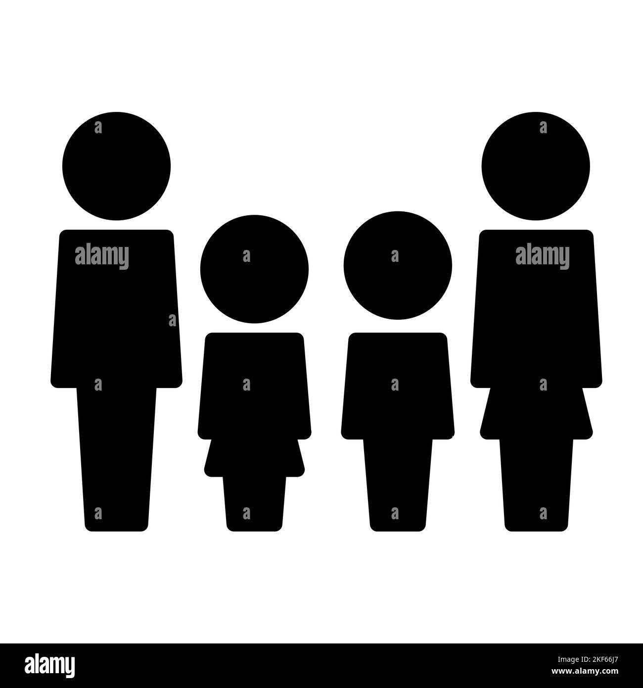 People icon. Family Icon in trendy flat style isolated on white ...