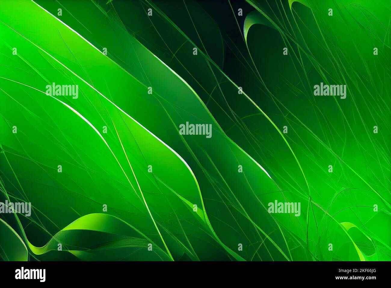 abstract gradient green leaf background Stock Photo - Alamy