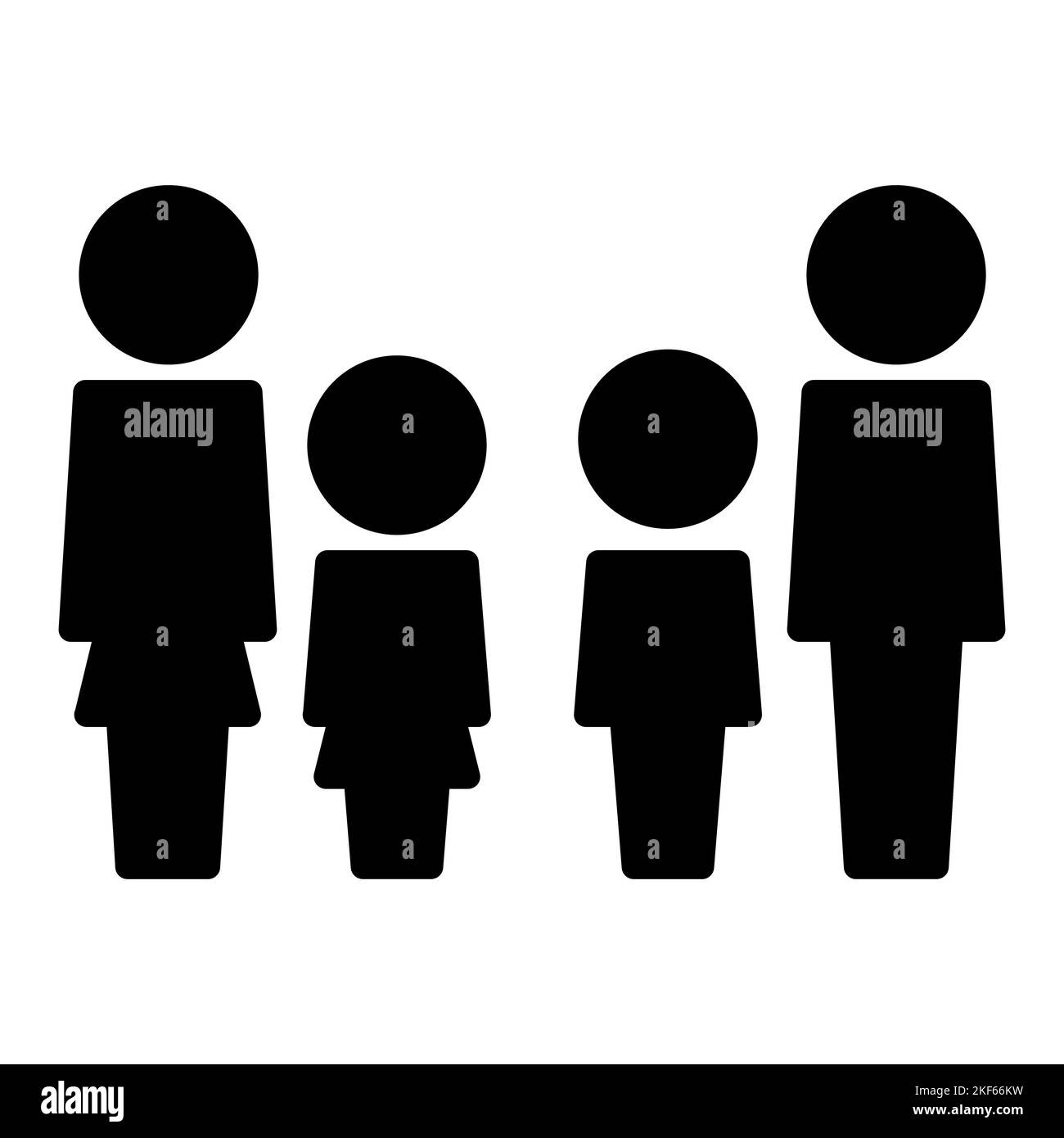 People icon. Family Icon in trendy flat style isolated on white ...