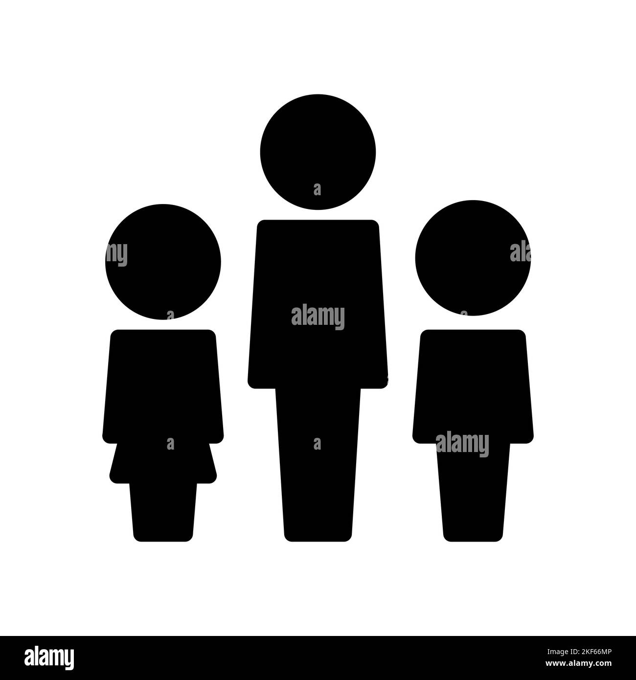 People icon. Family Icon in trendy flat style isolated on white ...