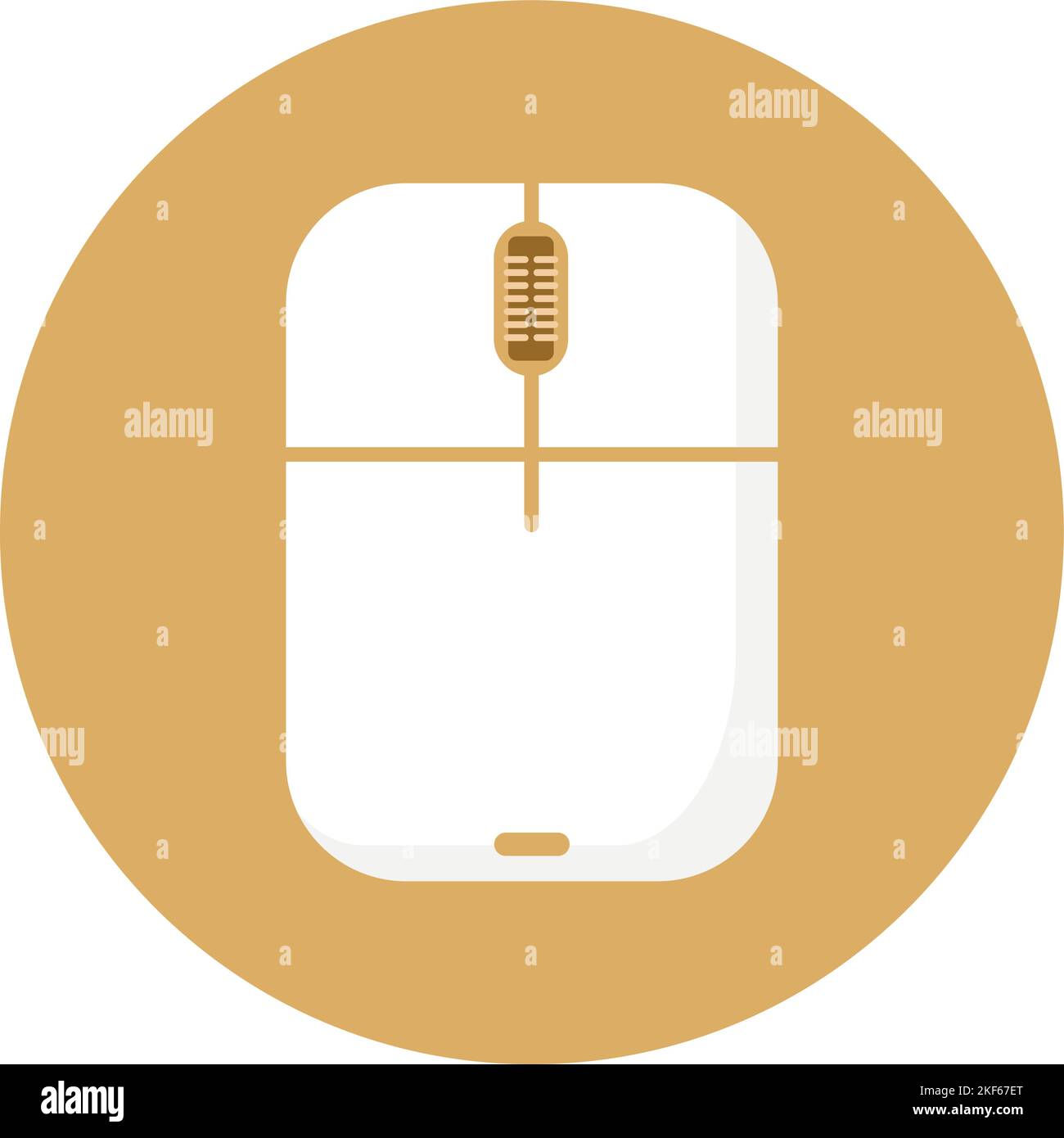 Mouse icon in circle Stock Vector Images - Alamy