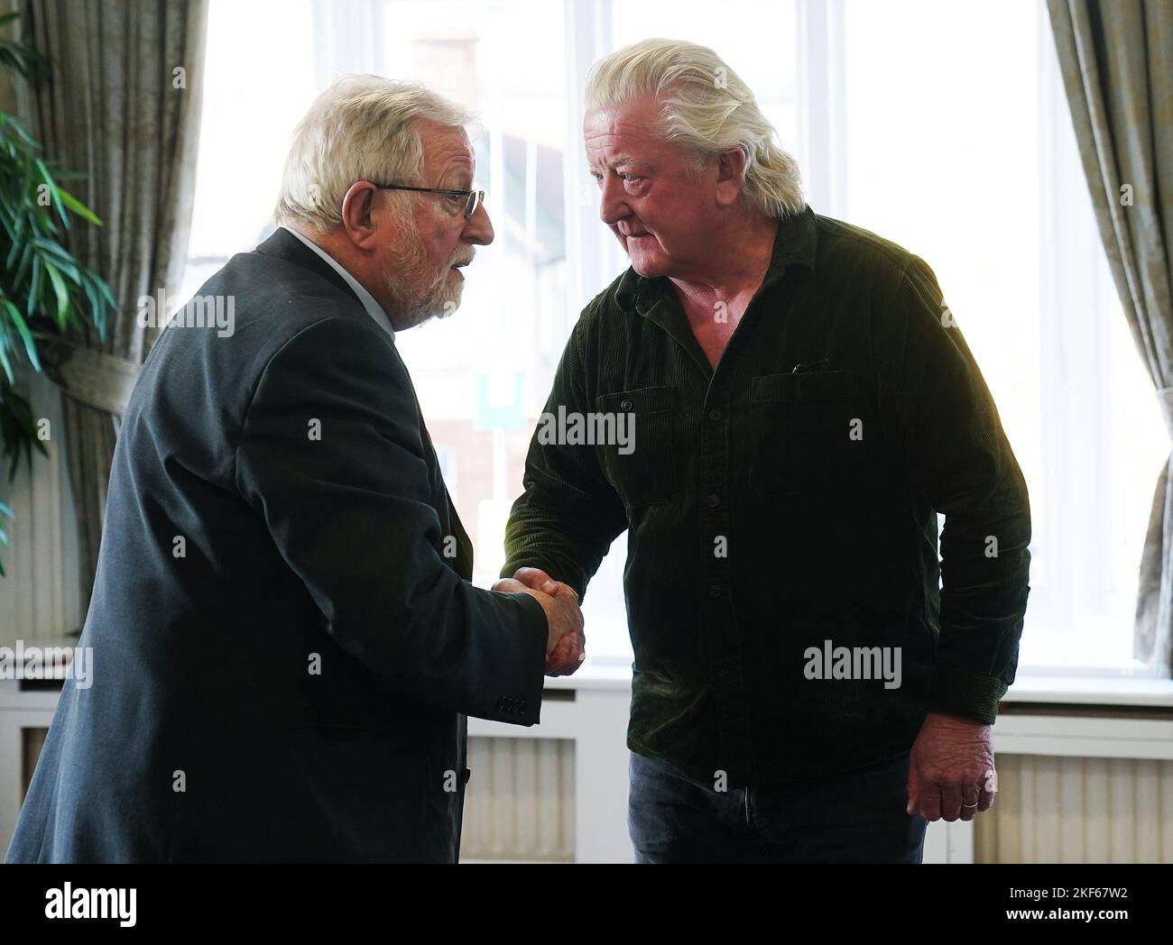 Blackrock College past pupil Corry McMahon (right) with Provincial of ...