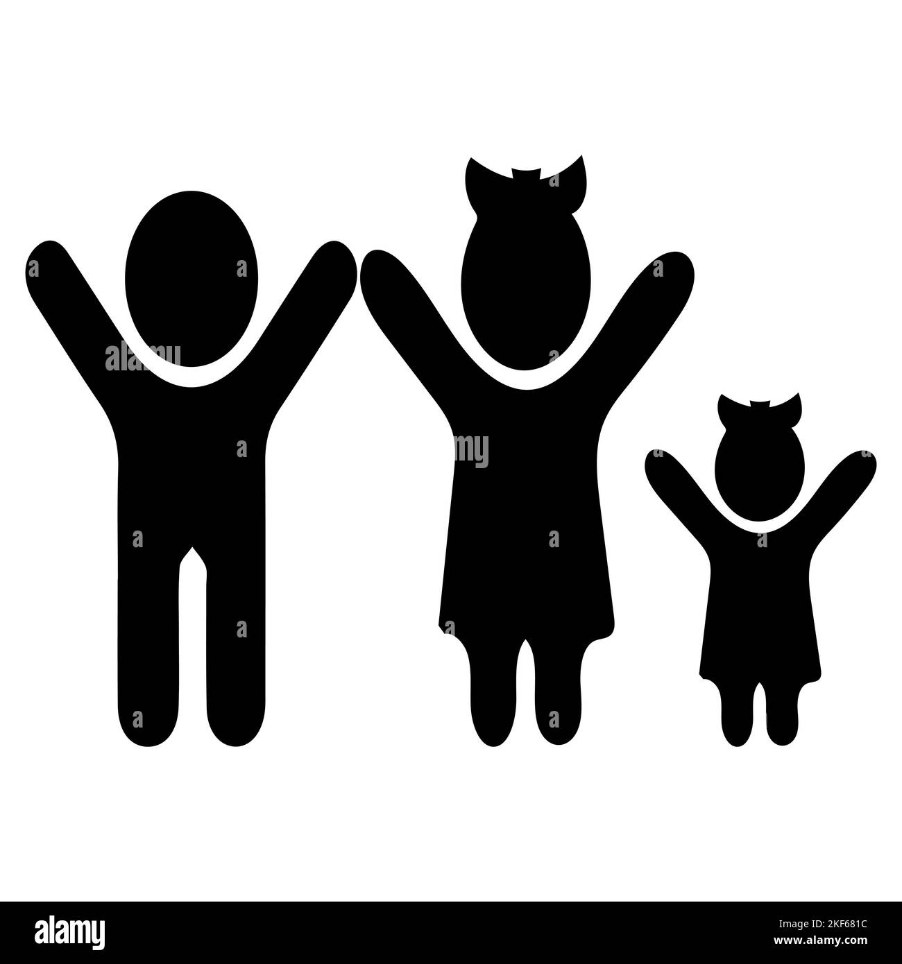 People icon. Family Icon in trendy flat style isolated on white ...