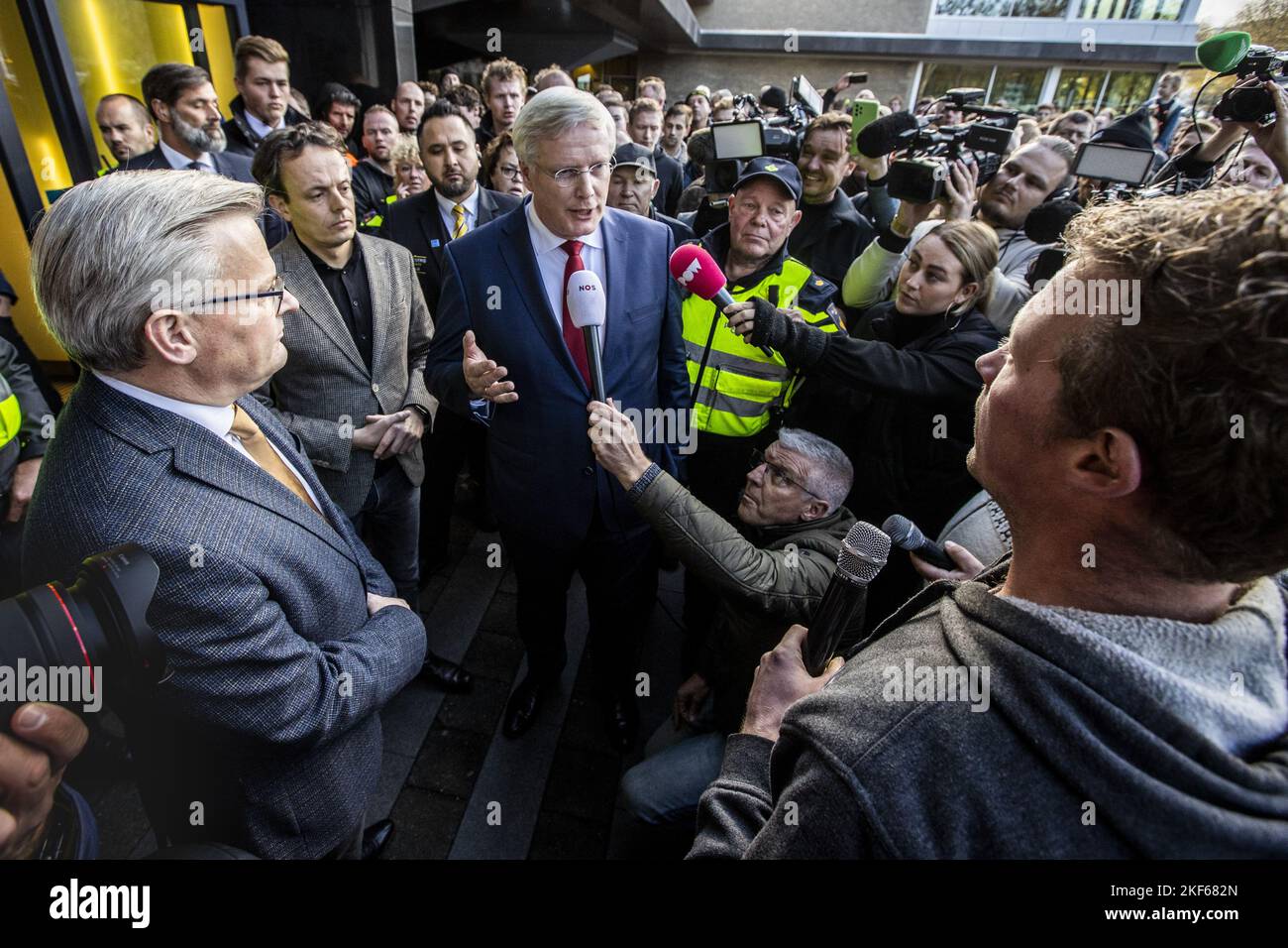 ZWOLLE - The King's Commissioner in Overijssel Andries Heidema (m) and ...