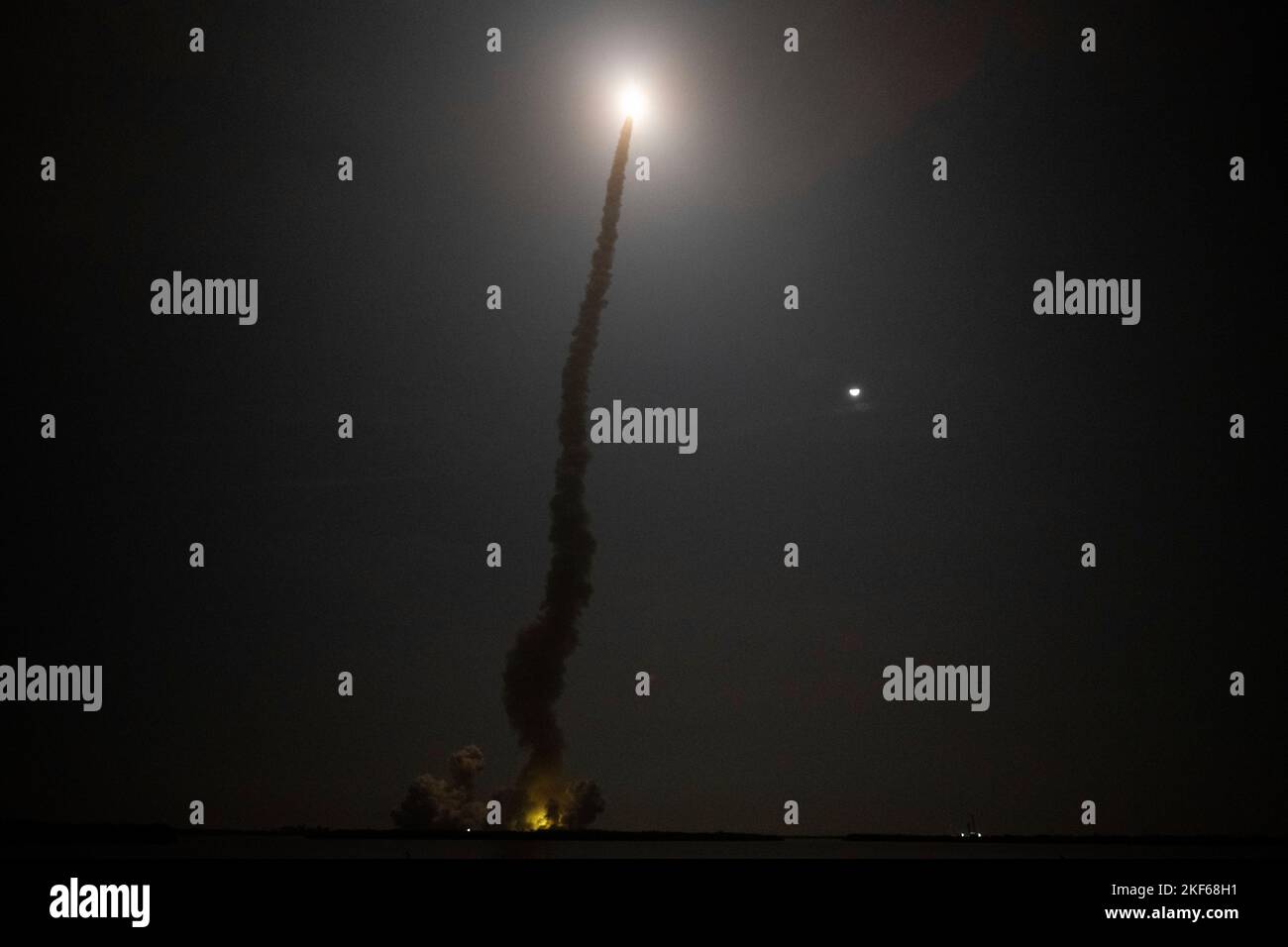 NASA s Space Launch System rocket carrying the Orion spacecraft ...