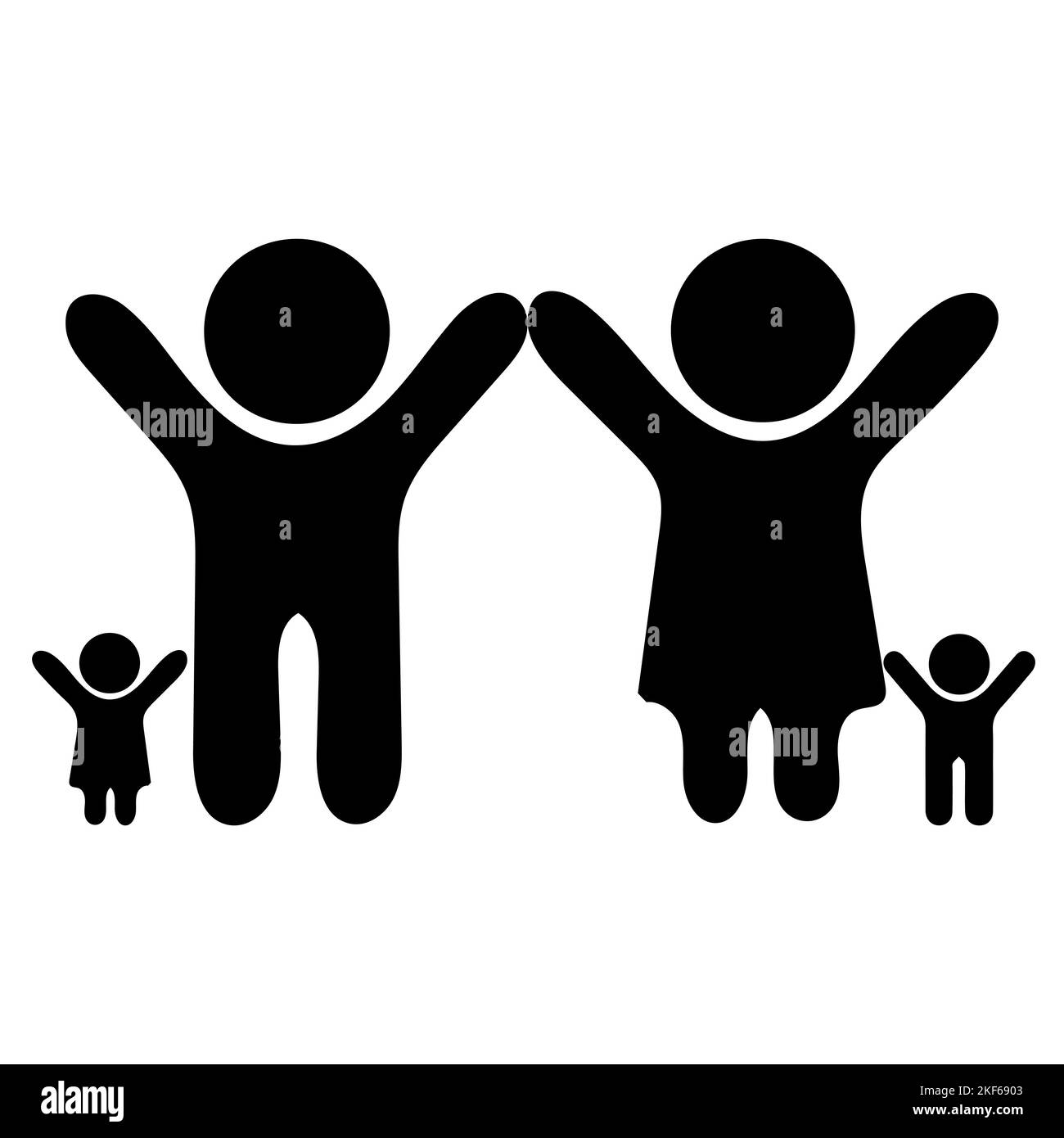 People icon. Family Icon in trendy flat style isolated on white ...