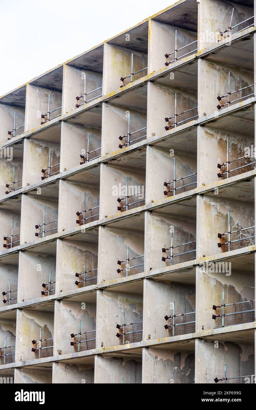 Brutalist concrete architecture, Portland, UK 2022 Stock Photo - Alamy