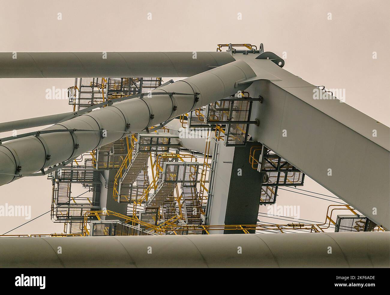 MONTEVIDEO, URUGUAY, OCTOBER - 2021 - Container loading zone at ...