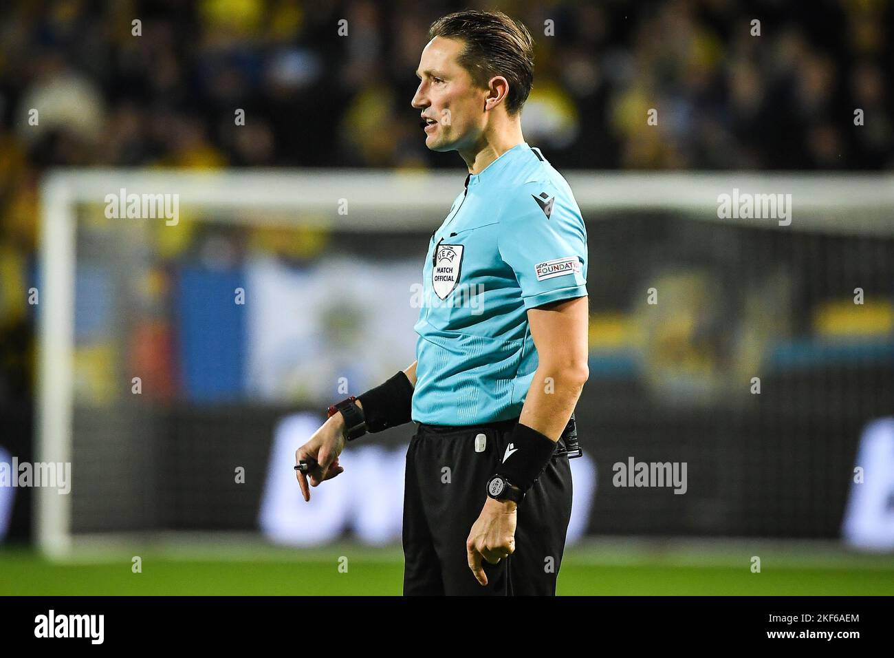 Referee Andris TREIMANIS during the UEFA Europa League, Group D ...