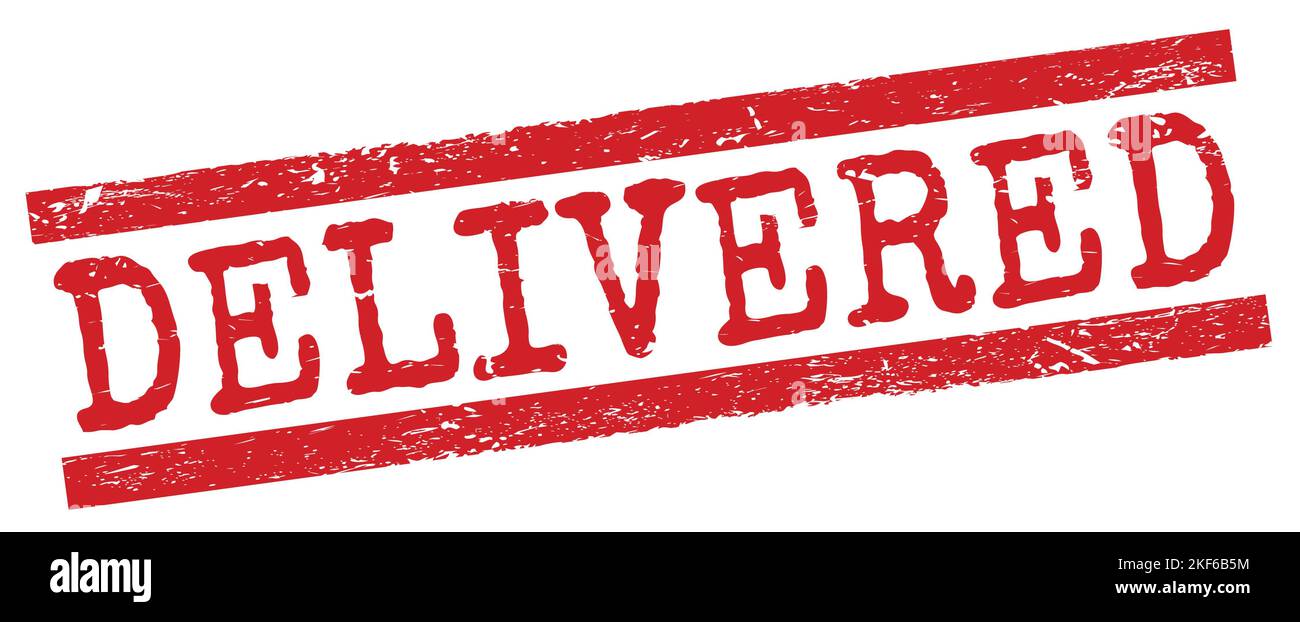 Delivered stamp sign seal hi-res stock photography and images - Alamy