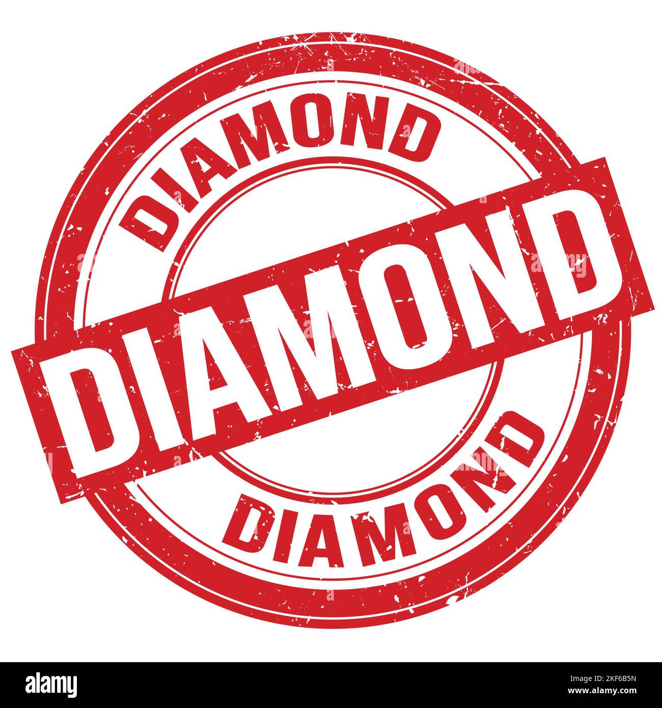DIAMOND text written on red round grungy stamp sign Stock Photo - Alamy