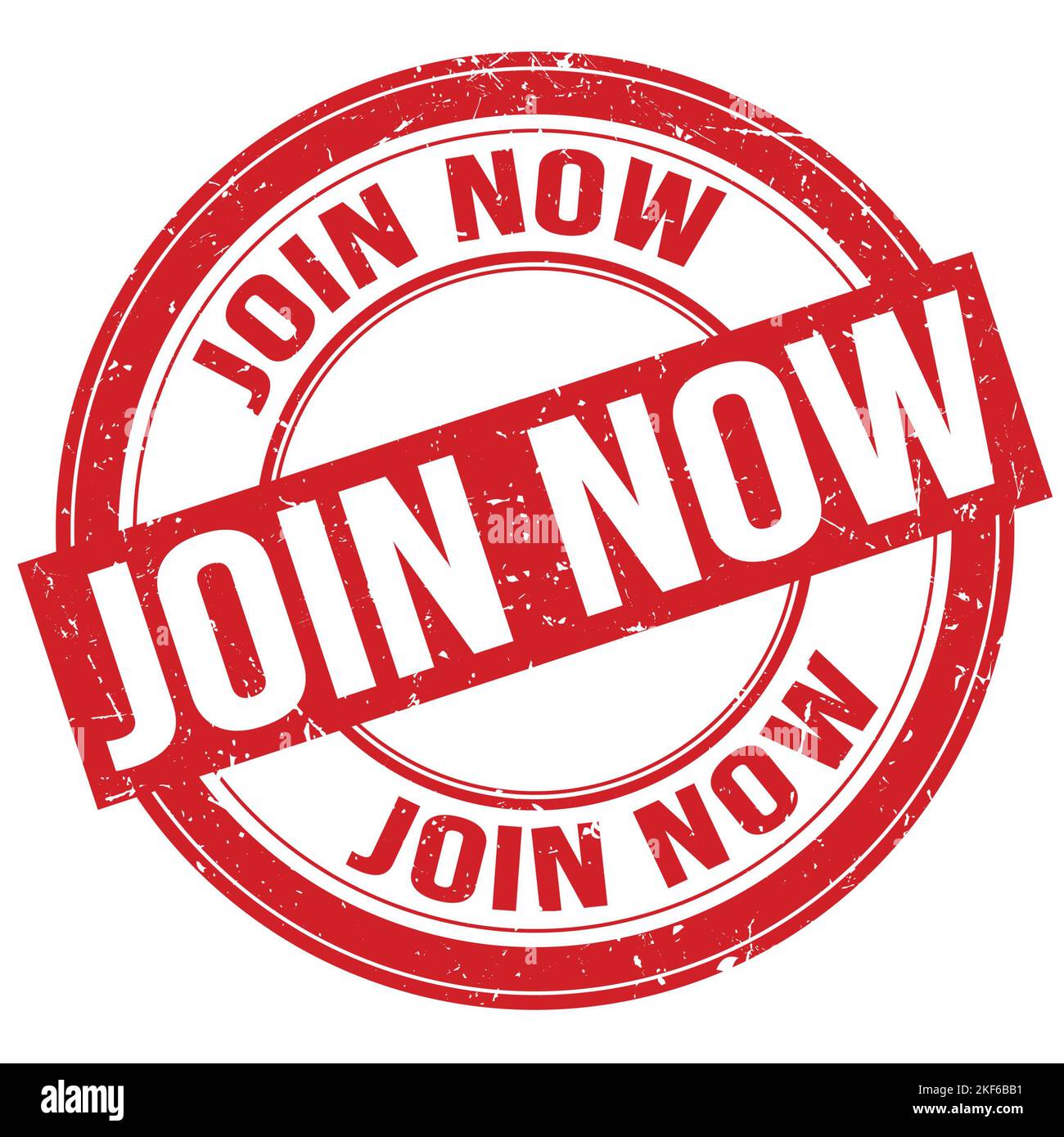 JOIN NOW text written on red round grungy stamp sign Stock Photo - Alamy