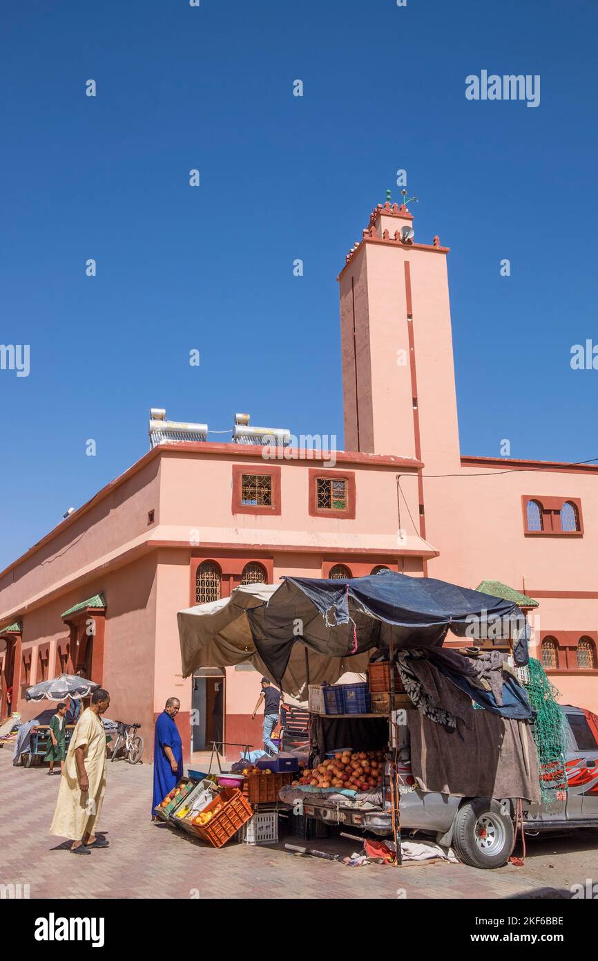 Morocco, Tata, town center Stock Photo - Alamy