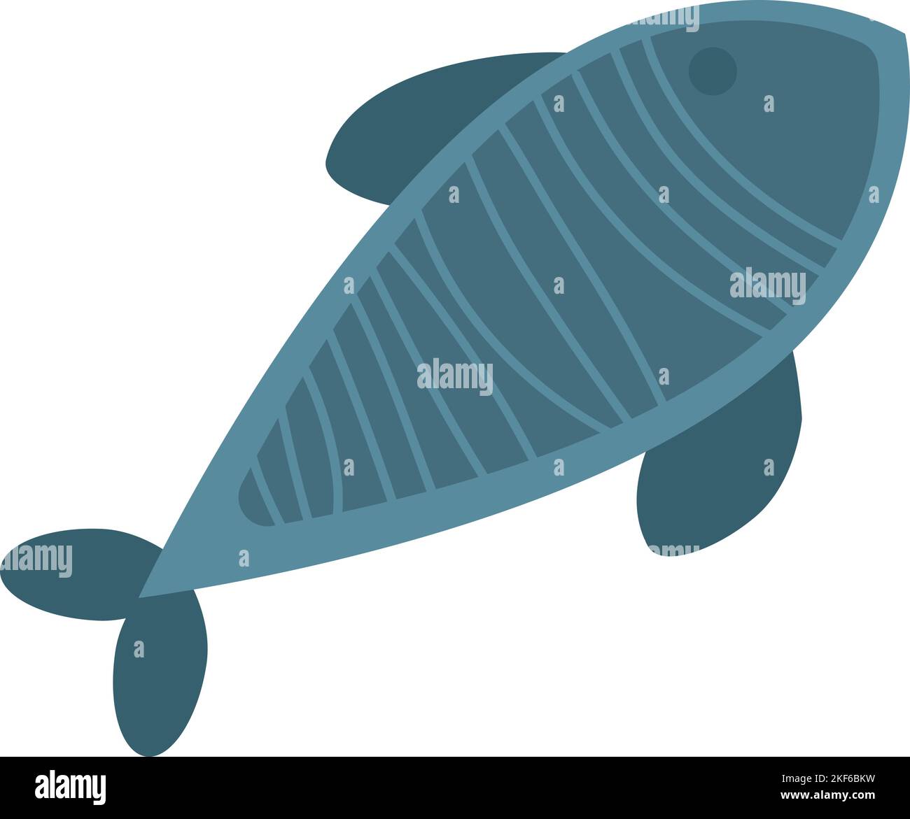 Fish icon. Seafood symbol. Healthy diet food isolated on white ...