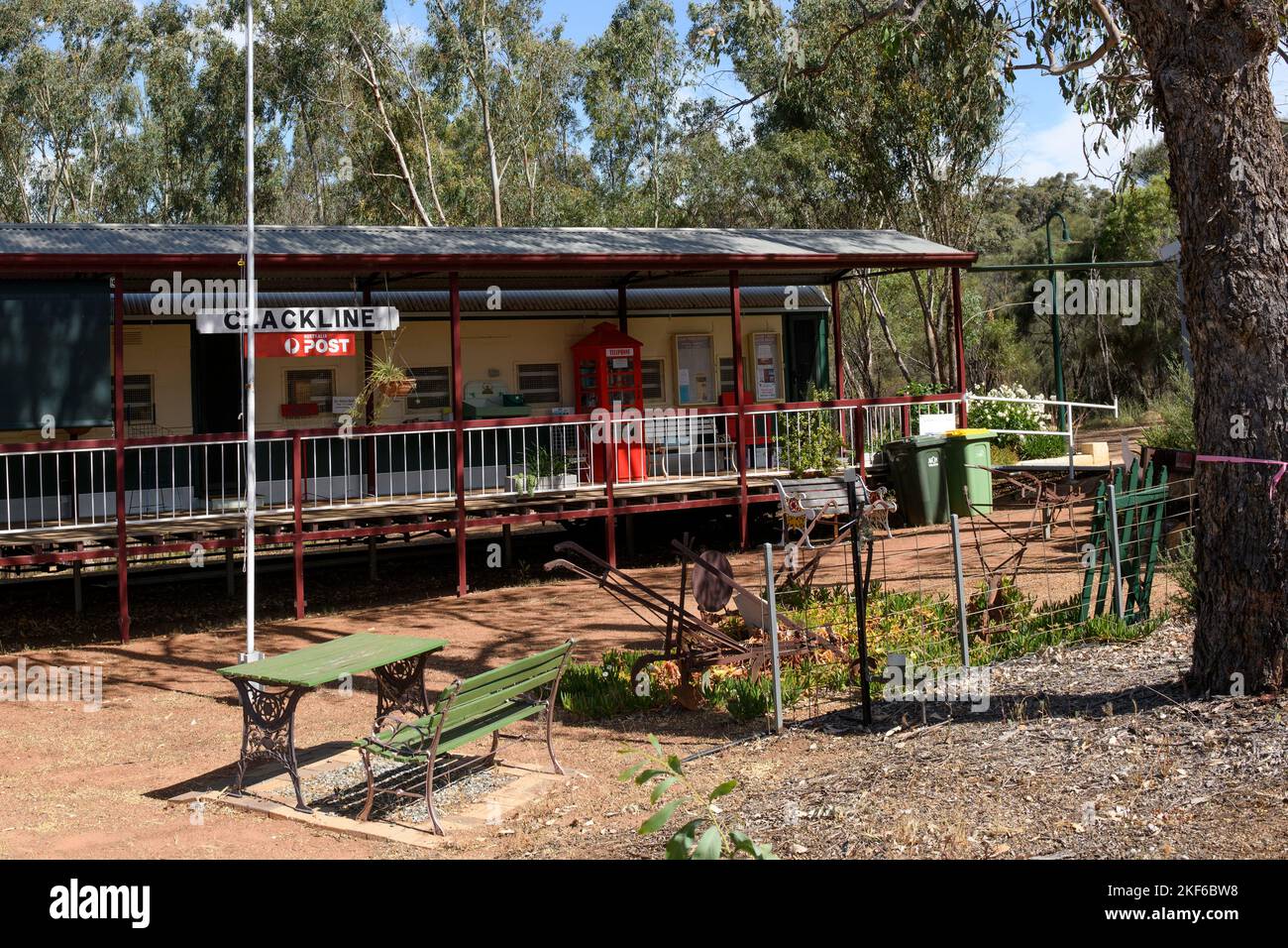 Railway carriages converted into Post Office, Clackline, Western ...