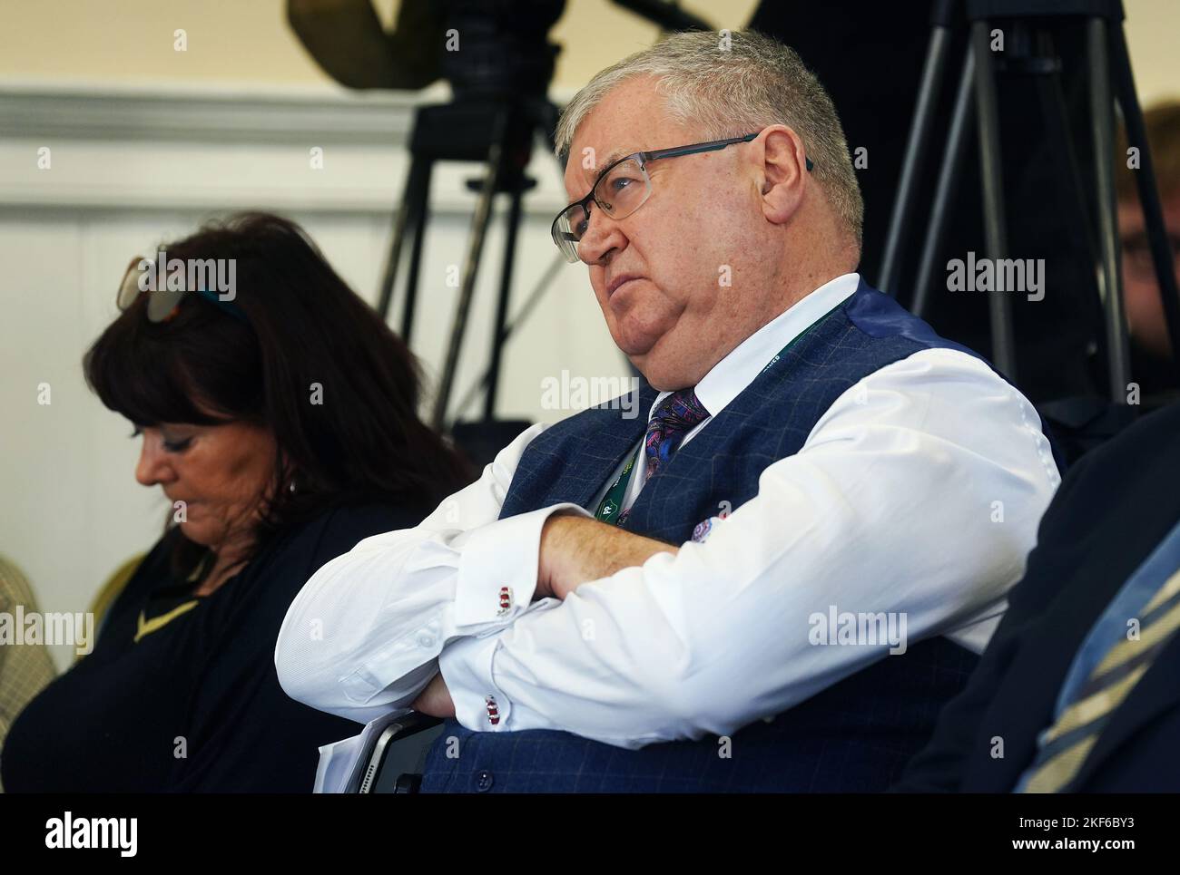 RTE broadcaster Joe Duffy at a joint news briefing with the Spiritans ...