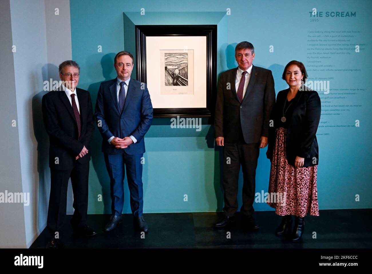 Harry Rutten, Antwerpen Mayor Bart De Wever, Flemish Minister President ...