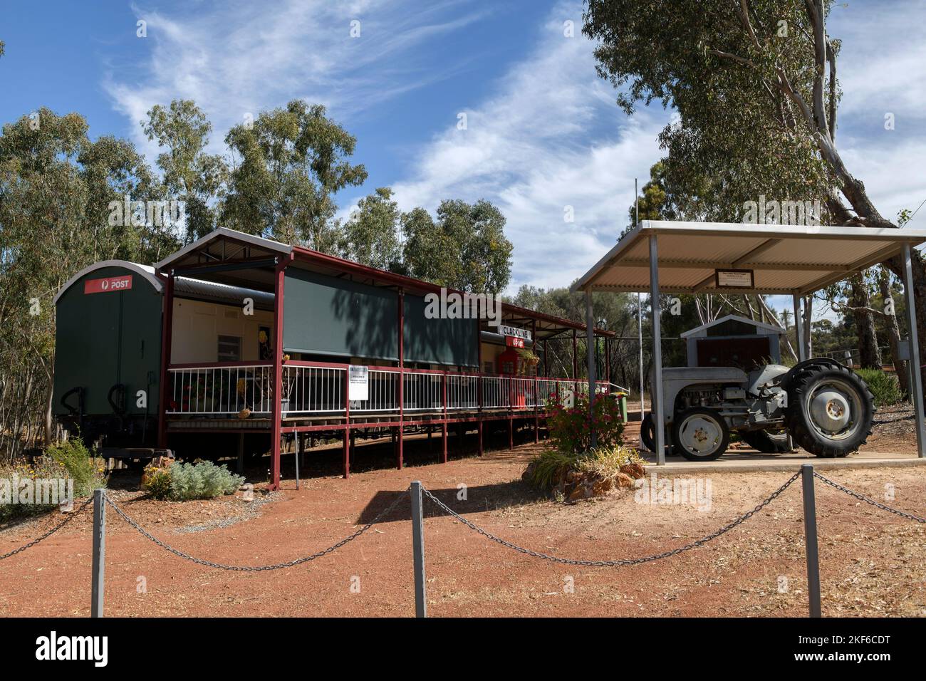Railway carriages converted into Post Office, Clackline, Western ...
