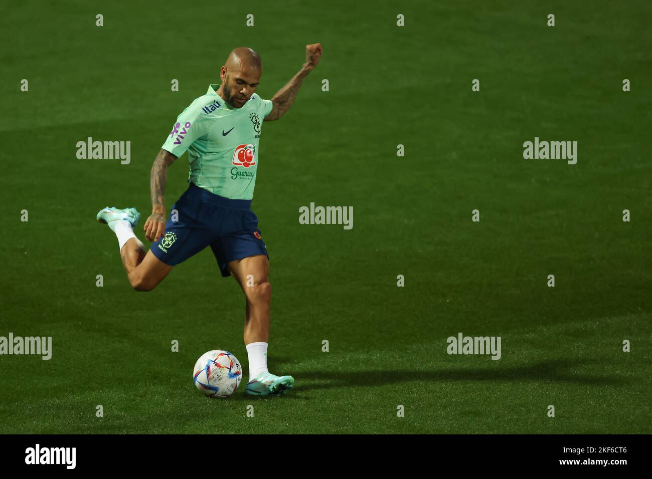 Turin, Italy, 14th November 2022. Dani Alves of Brazil during the ... Turin, Italy, 14th November 2022. Dani Alves of Brazil during the ...