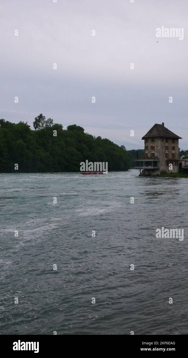 Rhine Fall Rheinfall schaffhausen zuerich germany swizerland border ...
