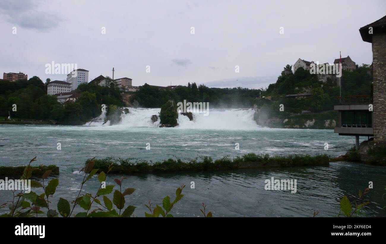 Rhine Fall Rheinfall schaffhausen zuerich germany swizerland border ...
