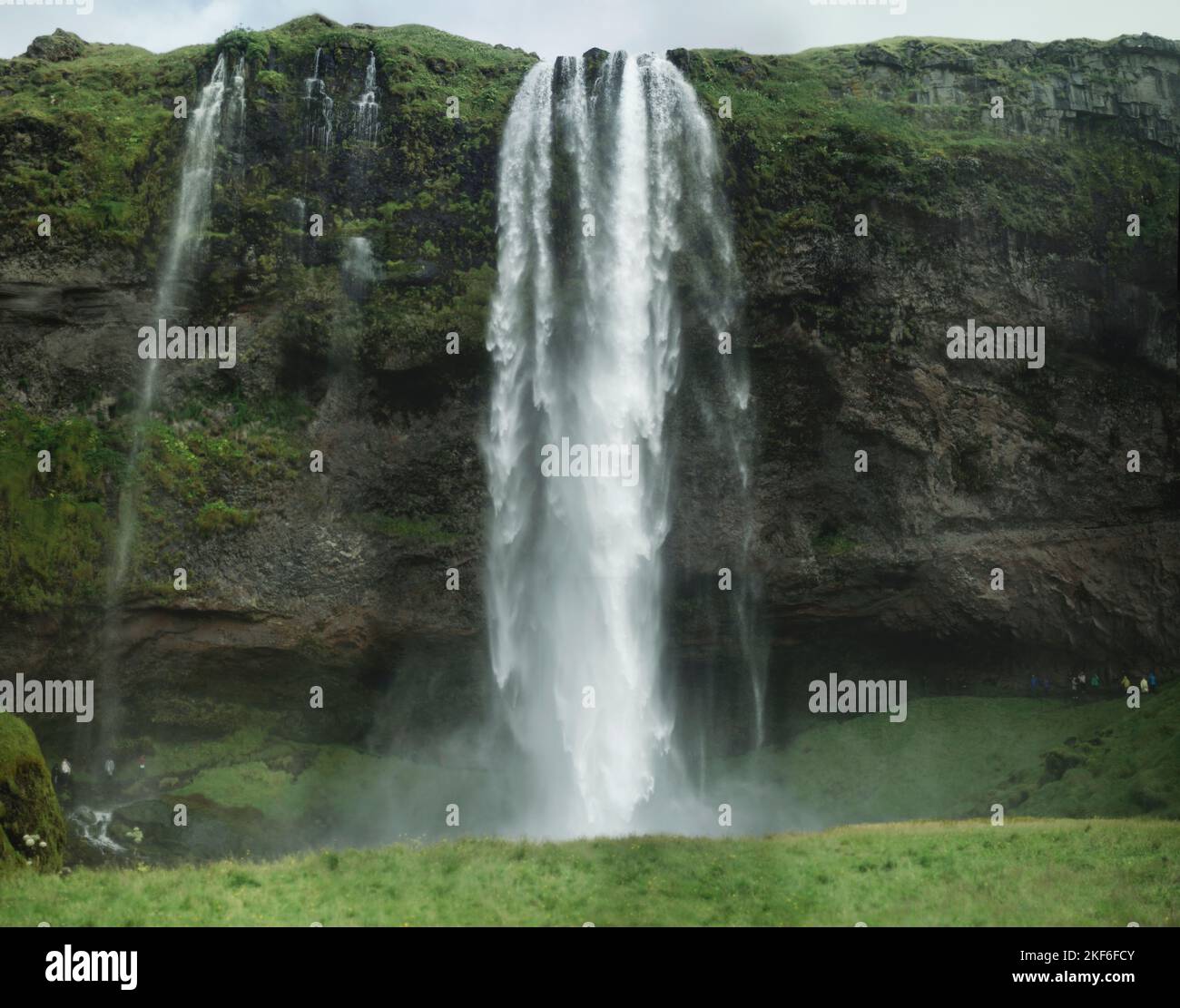 Seljalandsfoss waterfall in Iceland Stock Photo - Alamy
