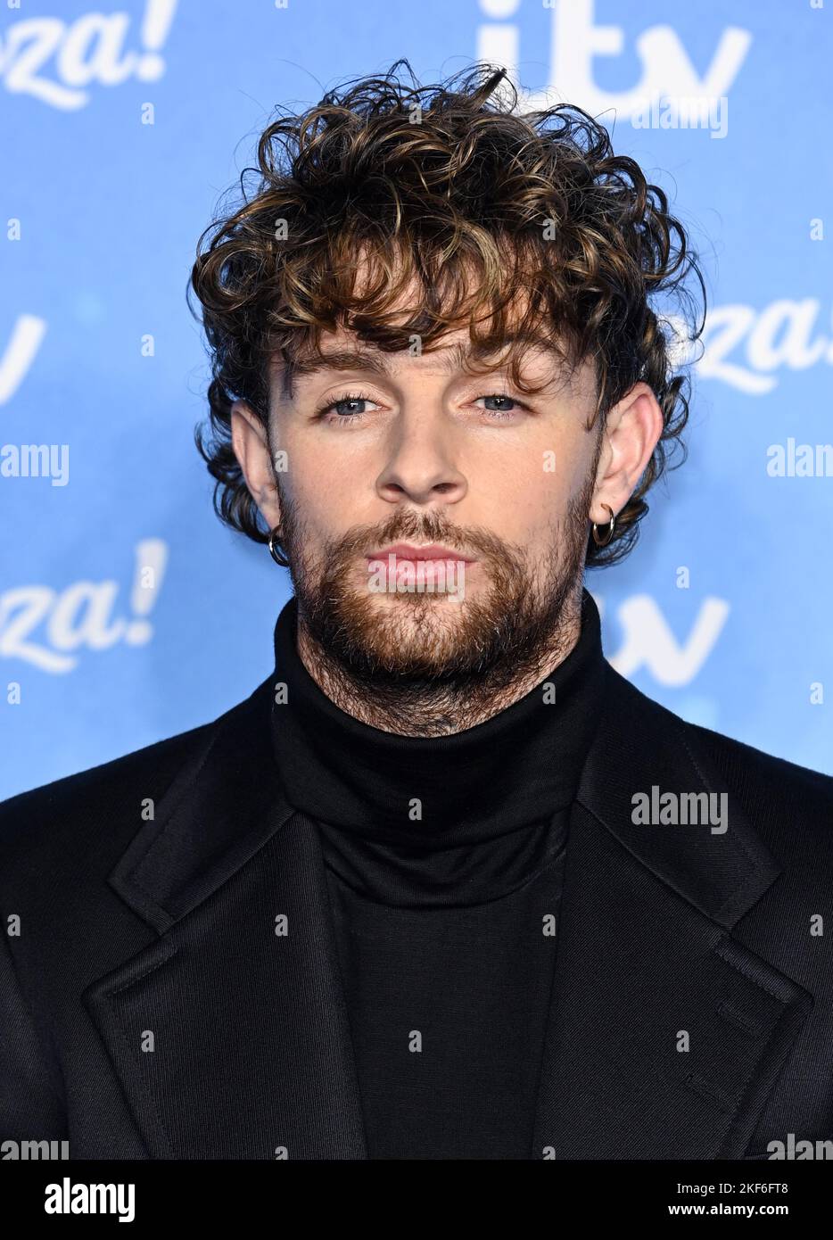 November 15th, 2022, London, UK. Tom Grennan arriving at the ITV ...