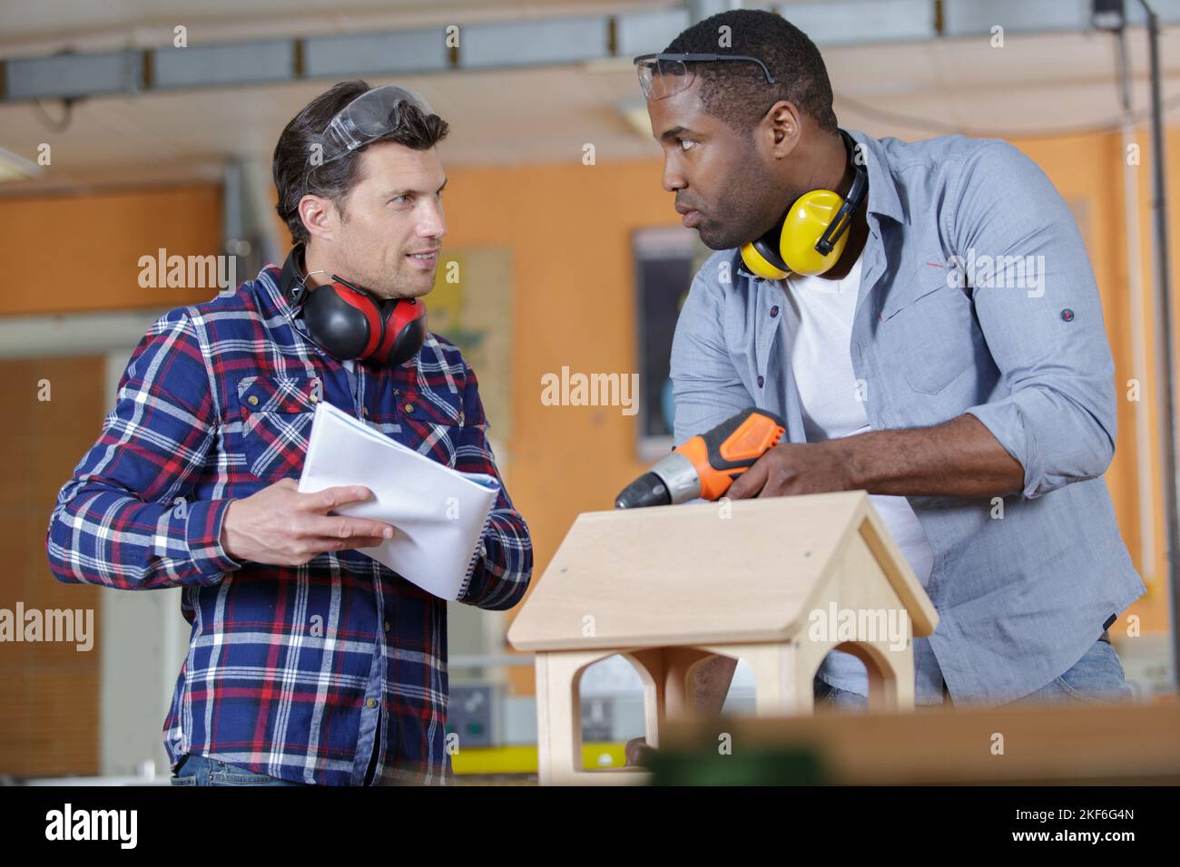 Team professional carpenters in hi-res stock photography and images - Alamy