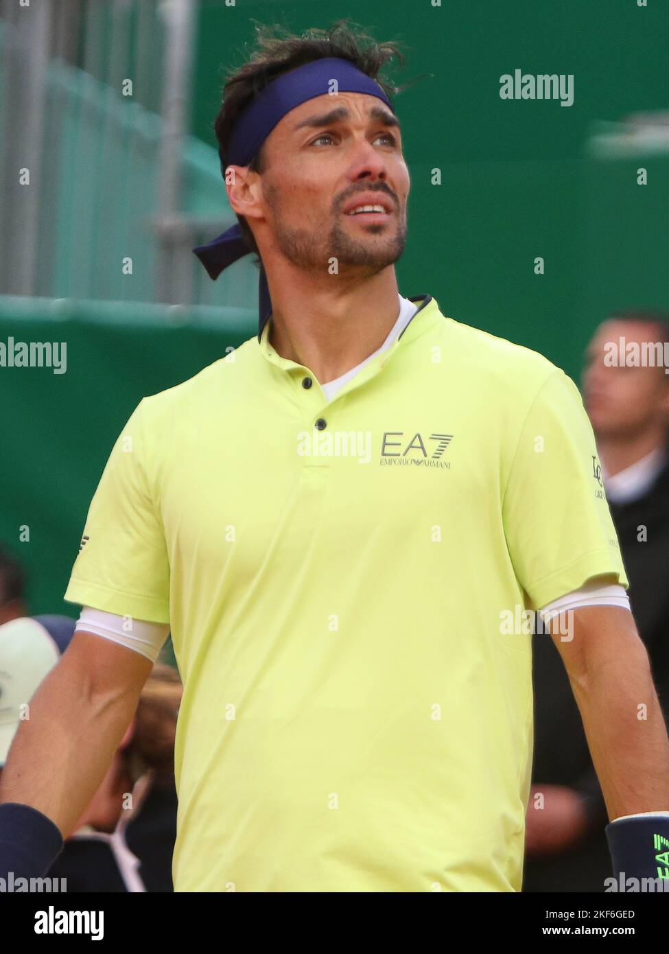 Fabio Fognini of Italia during day 3 of the Rolex Monte-Carlo Masters 2022, an ATP Masters 1000 ...