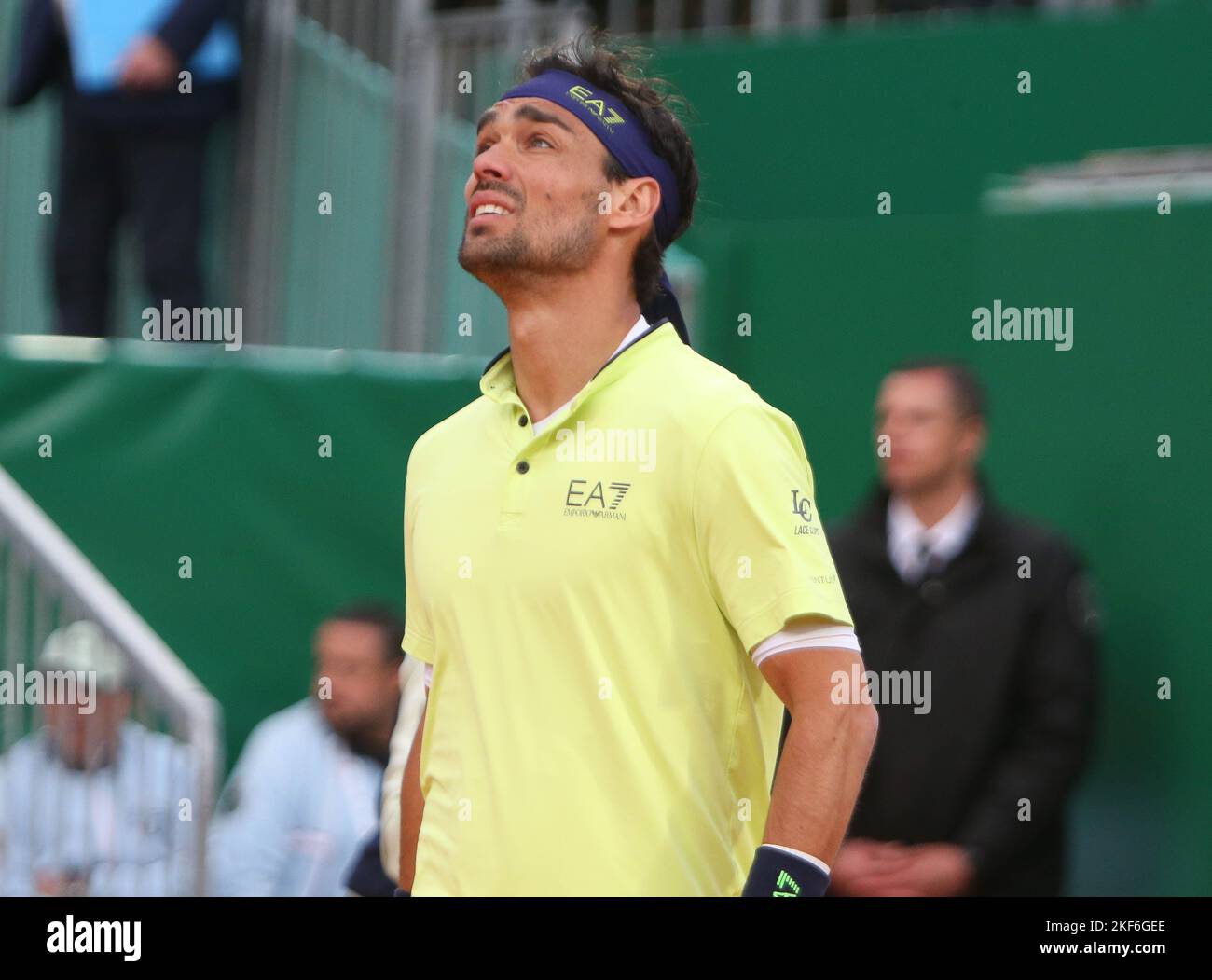 Fabio Fognini of Italia during day 3 of the Rolex Monte-Carlo Masters 2022, an ATP Masters 1000 ...