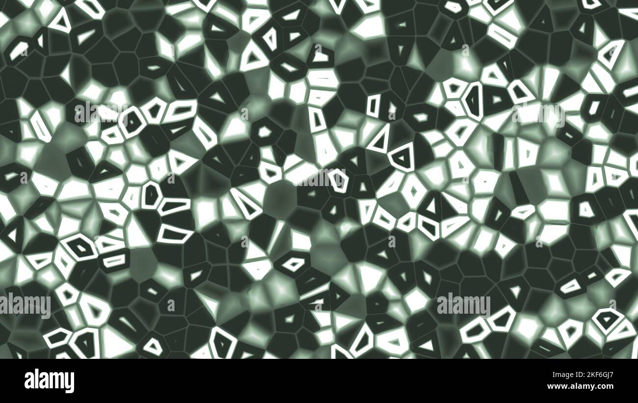 connecting blurred cells on abstract creative texture with 3D rendering ...