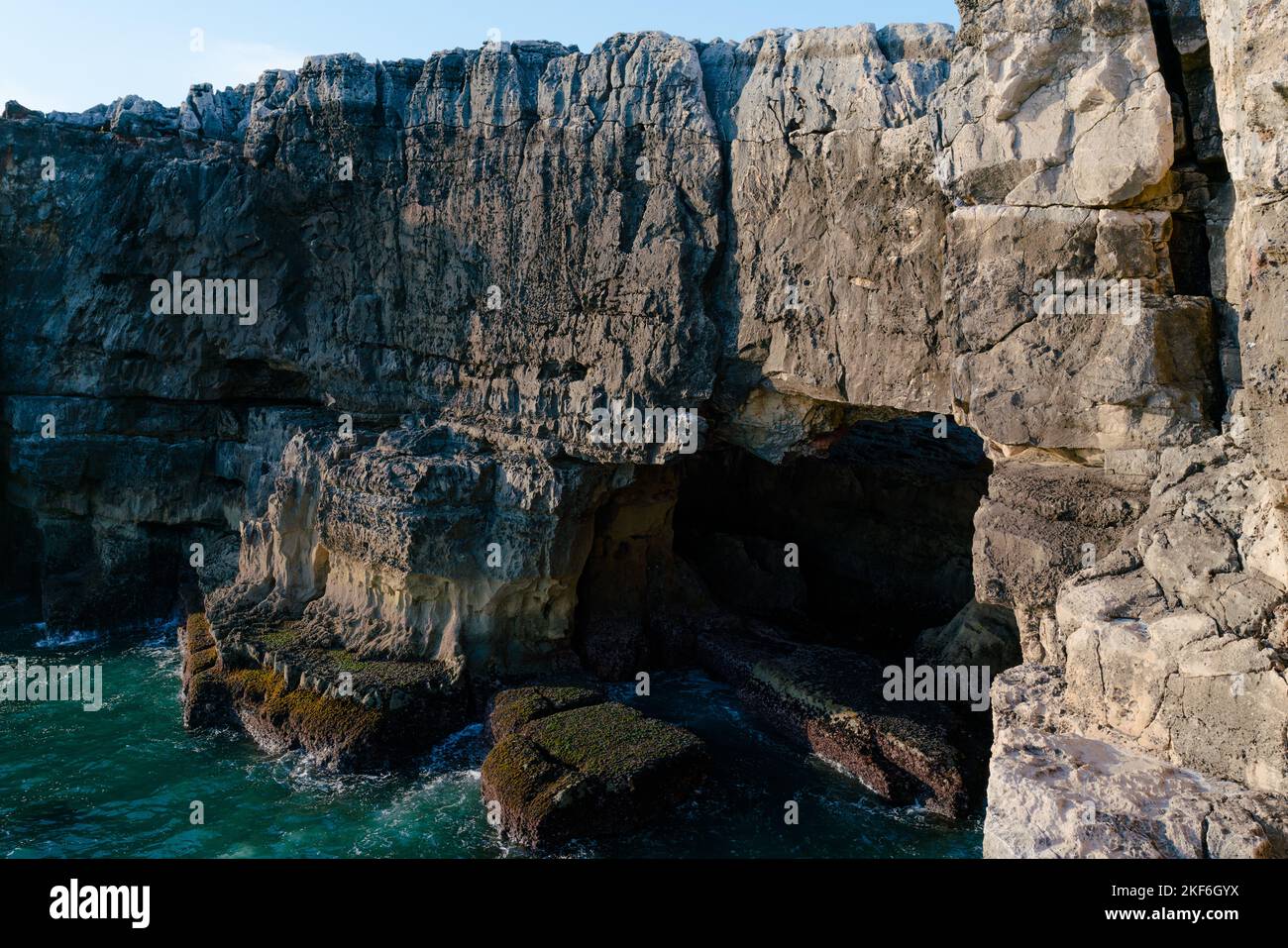 Sea waves with rocks and stones, Natural landscape Stock Photo - Alamy