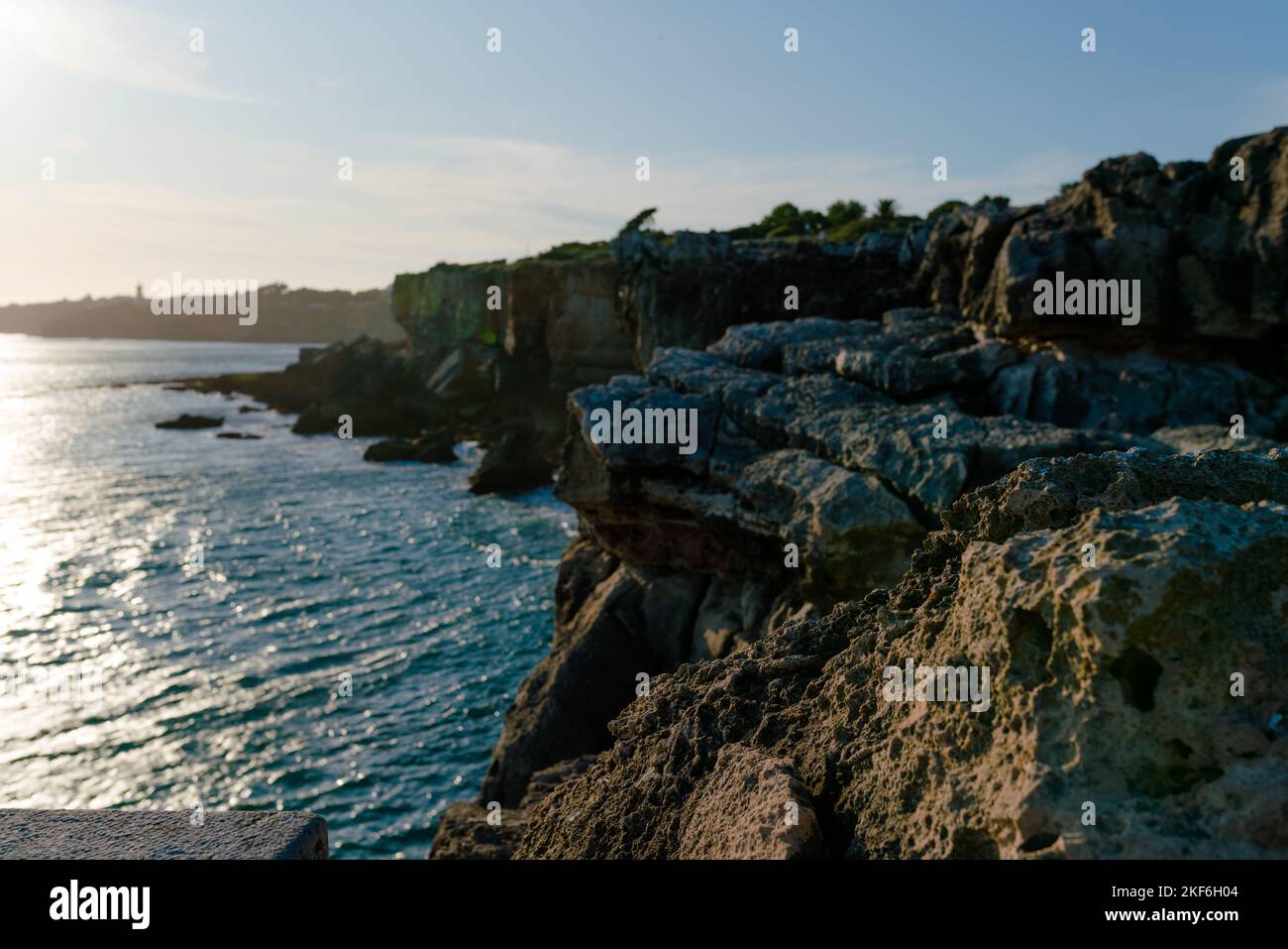 Sea waves with rocks and stones, Natural landscape Stock Photo - Alamy