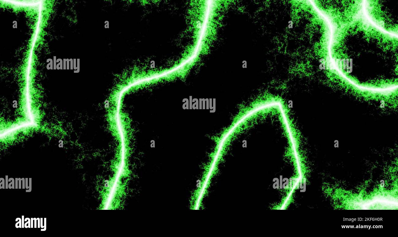 green waves and lines fluctuating on creative abstract background with ...