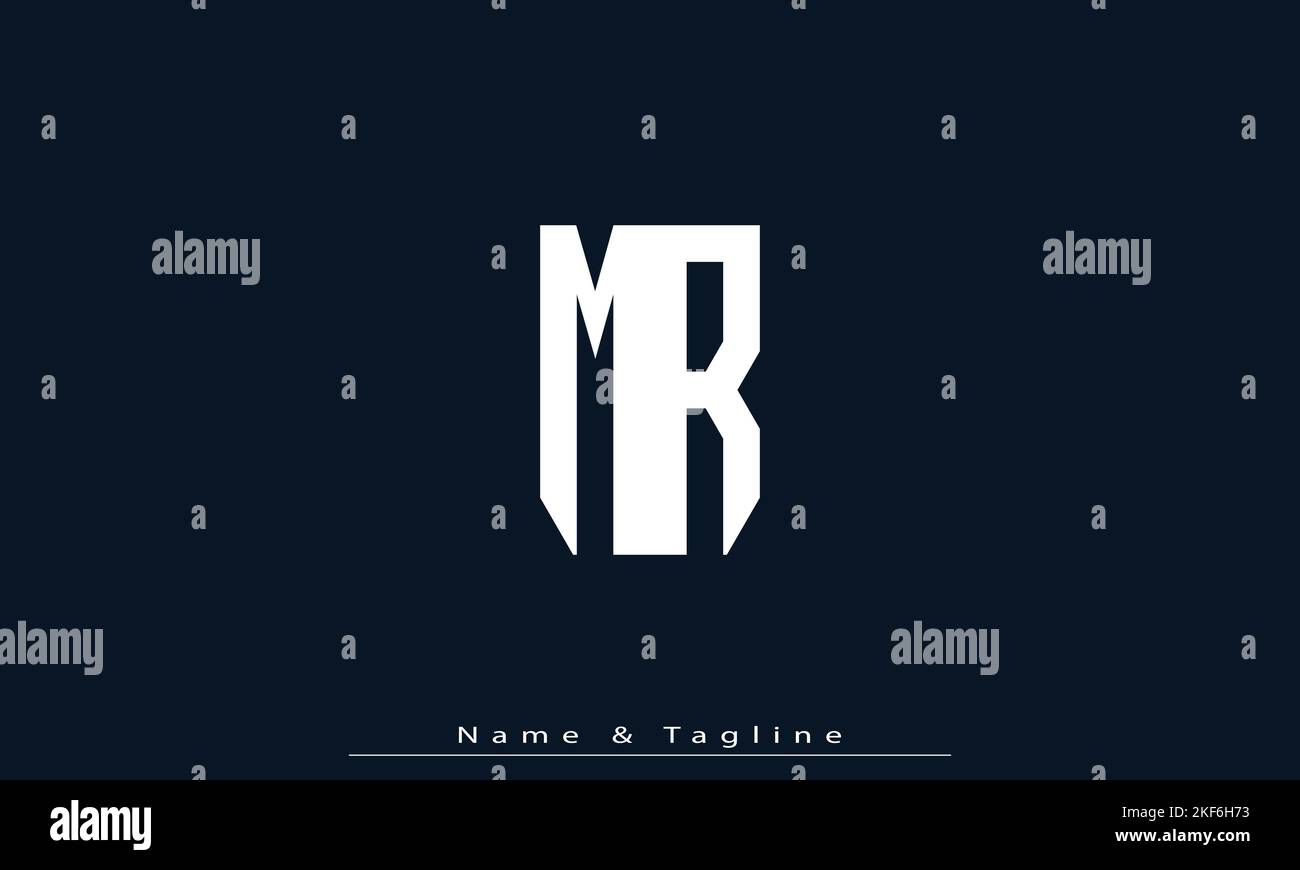 Alphabet letters Initials Monogram logo ZR , RZ Stock Vector Image ...