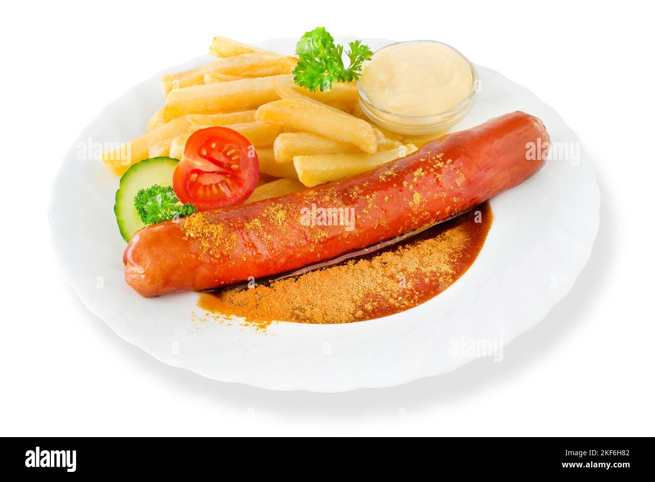 Pommes frites rot weiß Cut Out Stock Images & Pictures - Alamy