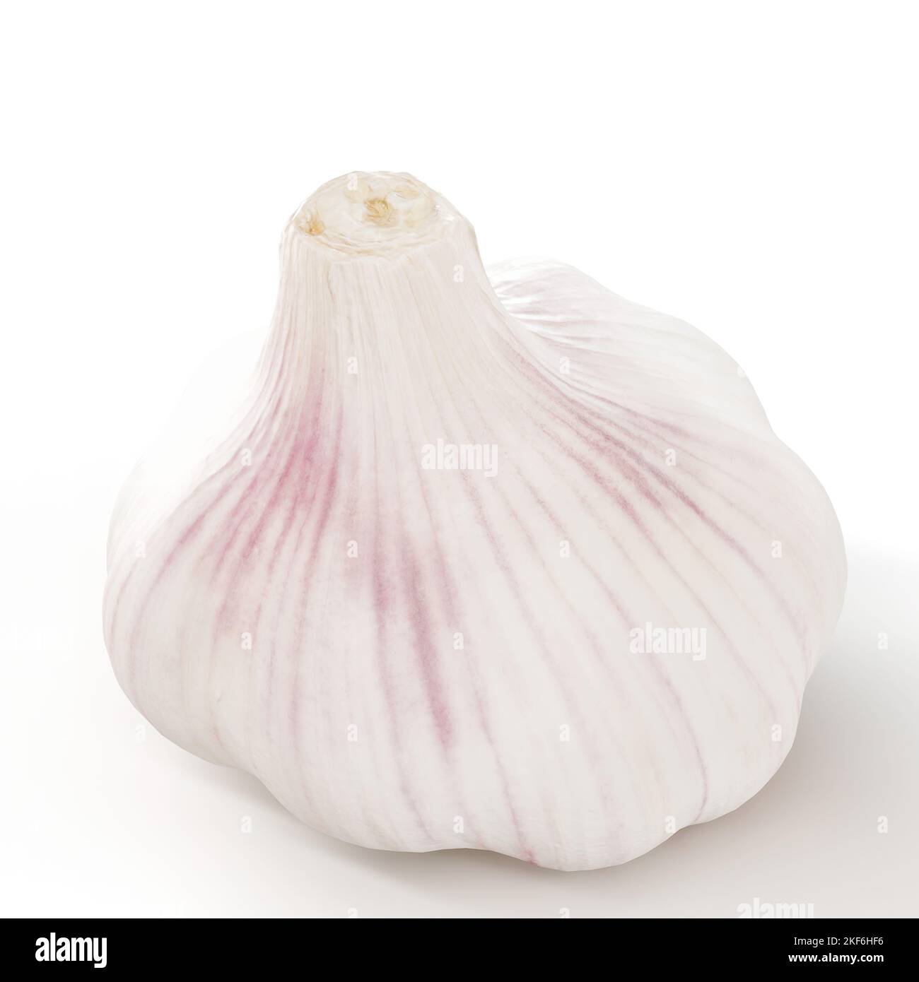 A realistic 3d garlic isolated on a vertical white background Stock ...