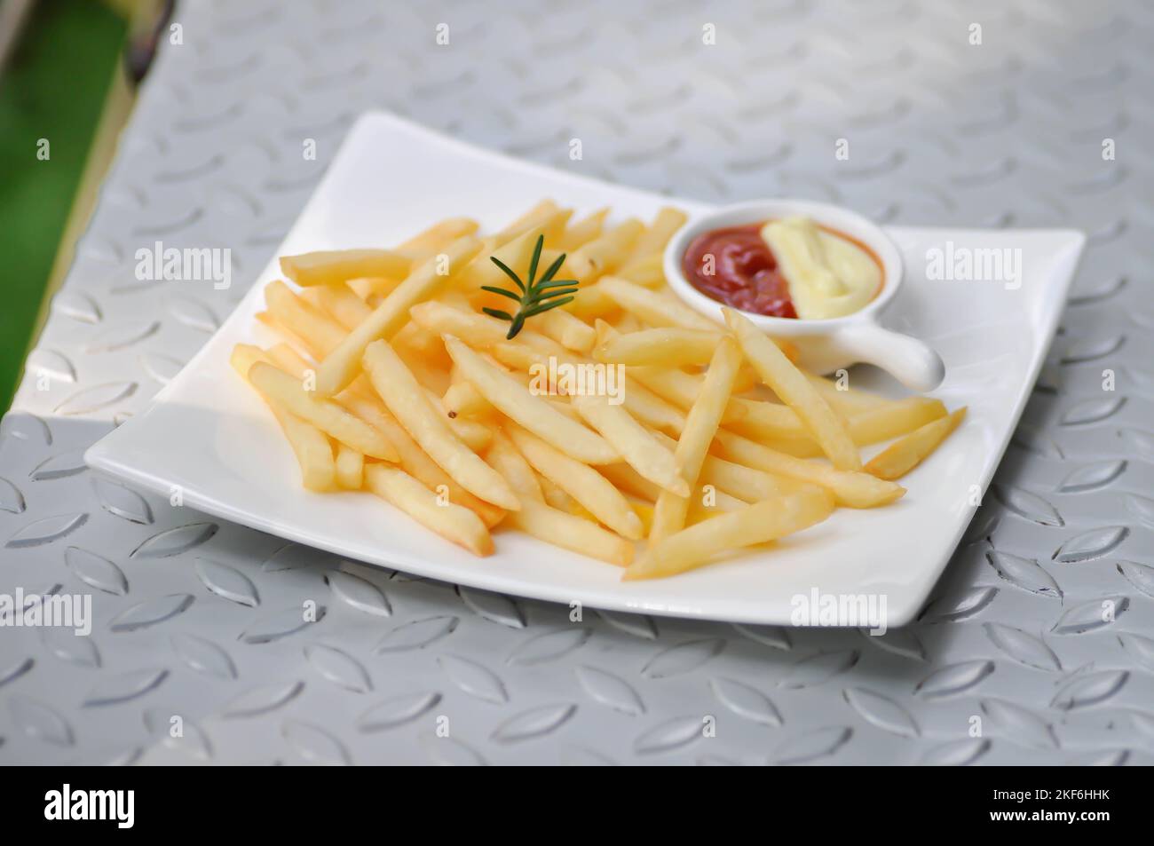 French fries or fried potato , fries or chips for serve Stock Photo - Alamy