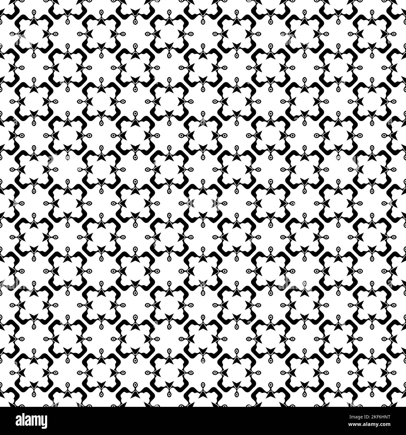 Black and white seamless pattern texture. Greyscale ornamental graphic ...