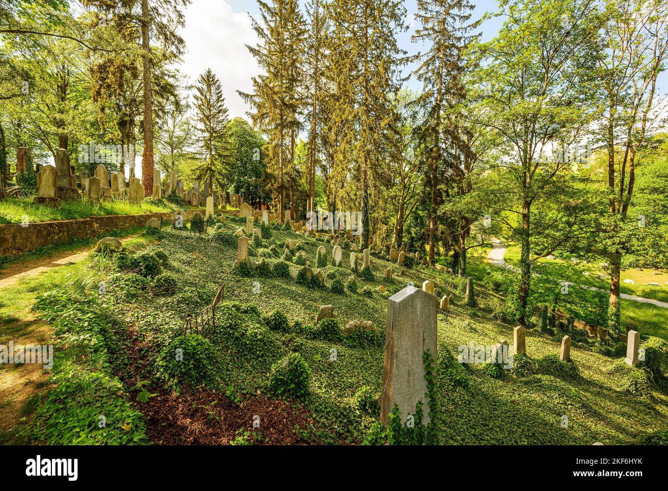 The Trebic Jewish cemetery is a national cultural monument in Trebic-na ...