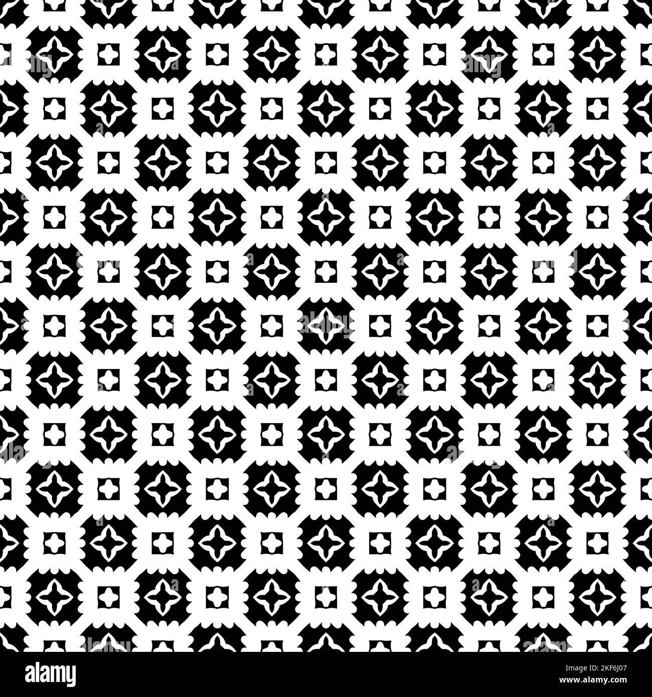 Black and white seamless pattern texture. Greyscale ornamental graphic ...