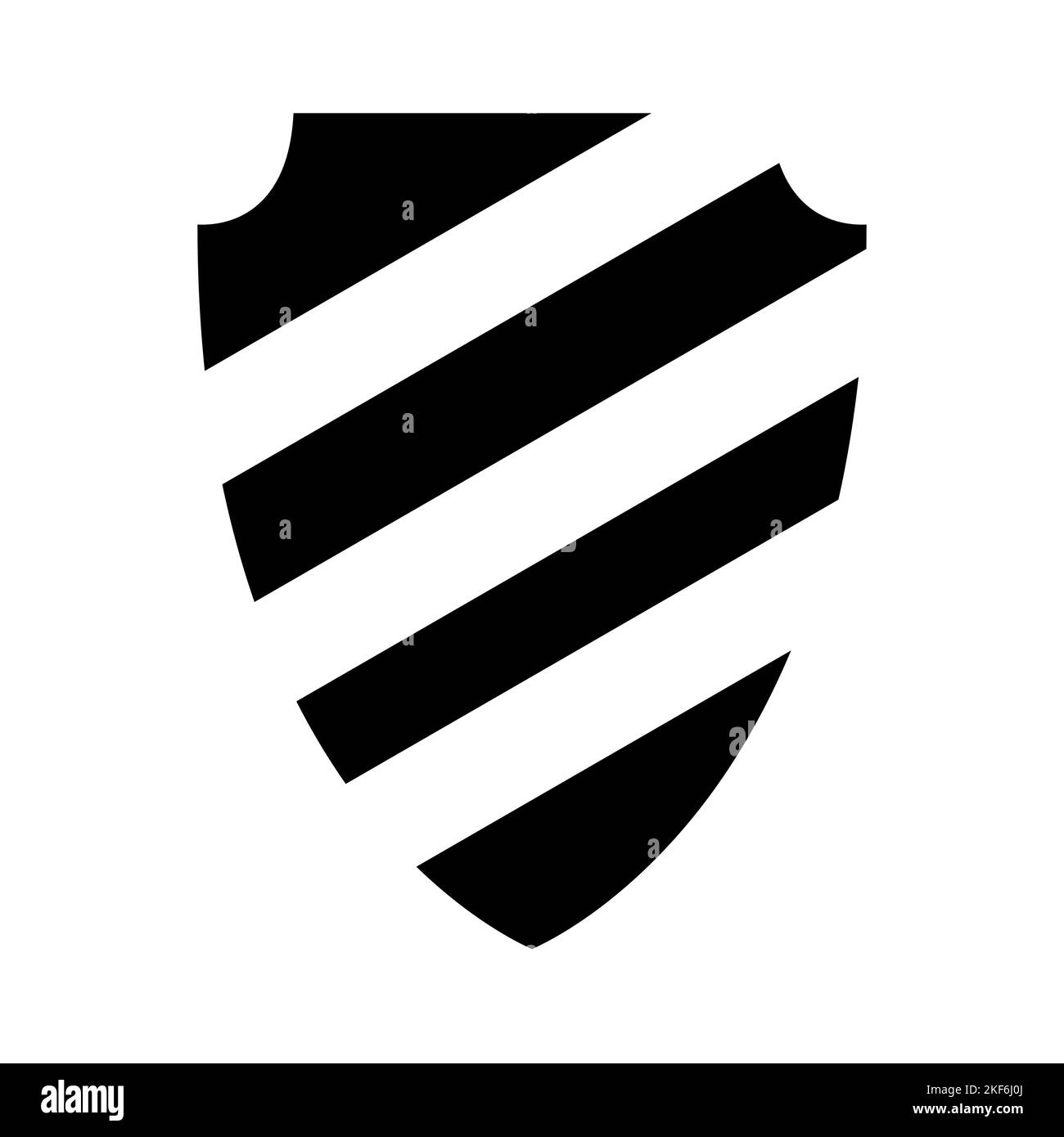 Black and white flat shield icon. Protection pictogram. Safe symbol ...