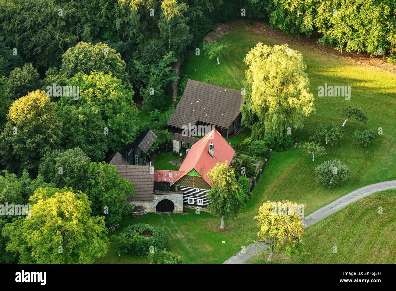 Kopicuv statek is a unique timbered farmhouse near the village of ...