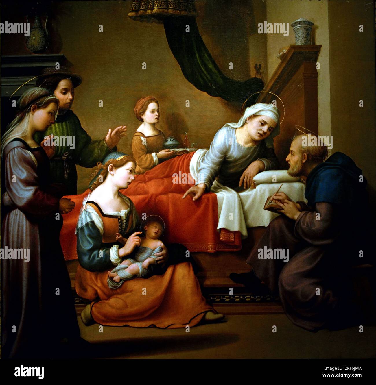 Birth of saint john the baptist by bugiardini giuliano hi-res stock photography and images - Alamy