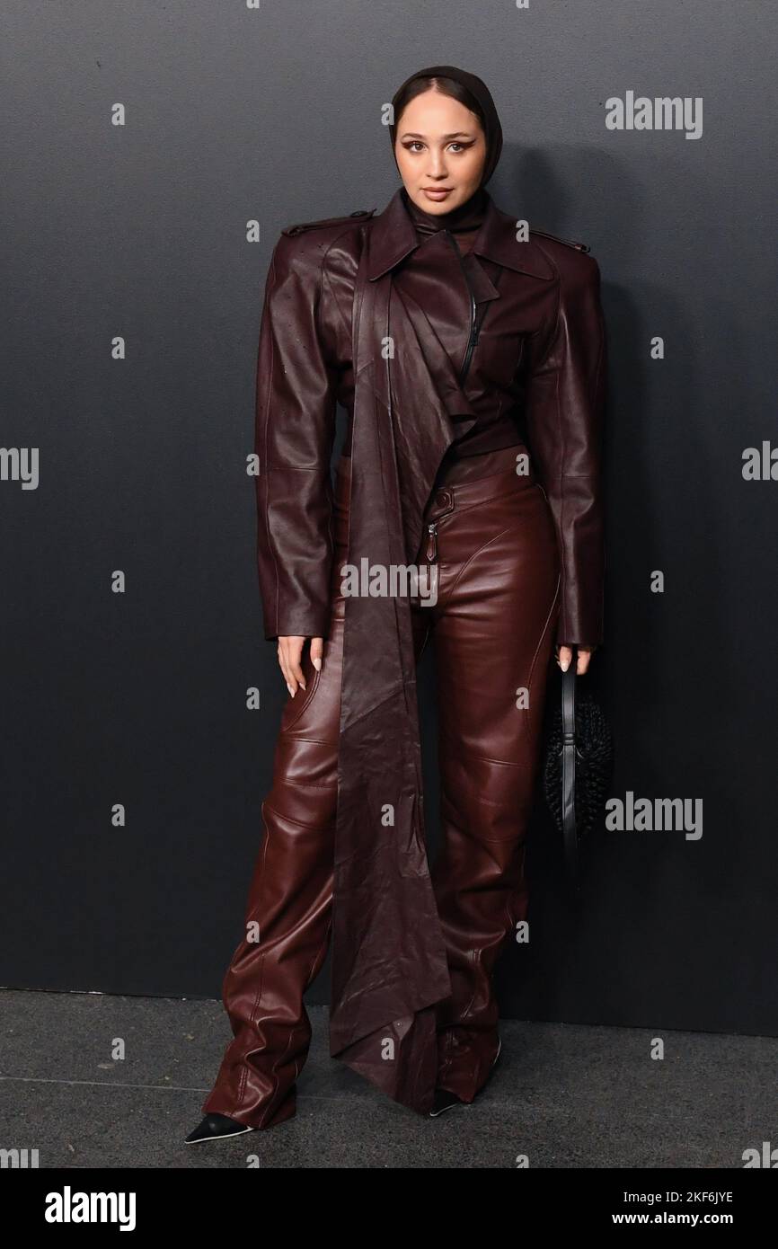 New York, NY, on November 15, 2022, Maria Alia walking the red carpet ...