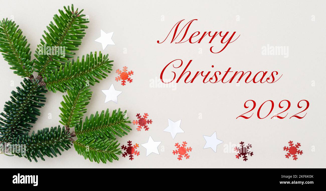 Celebrating Christmas 2022 with a decorated cover Stock Photo - Alamy